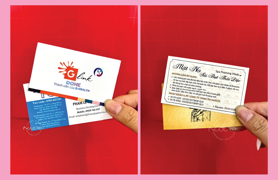 In Name card, Card visit, Danh Thiếp